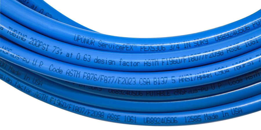 New Uponor ServicePEX Pipe Launches the Latest PEX-a Technology - ASPE ...